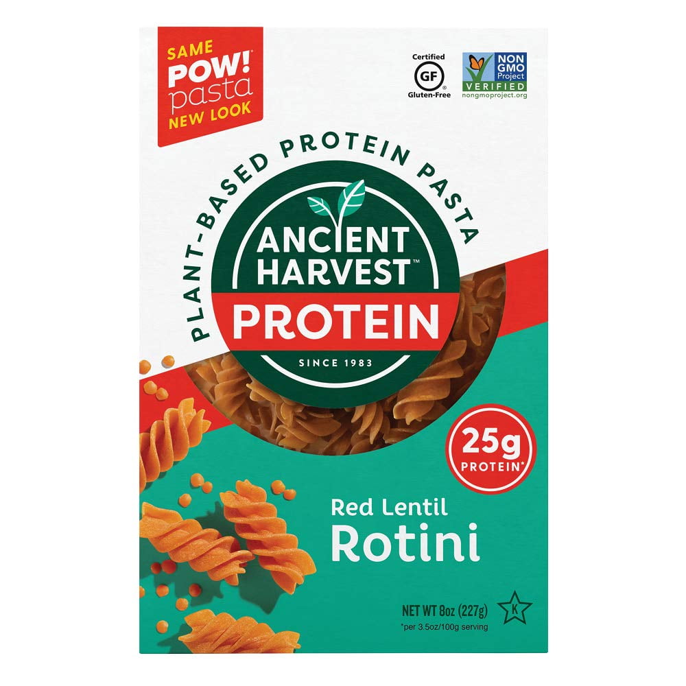 Ancient Harvest Gluten-Free Plant-Based High-Protein Vegan Pasta, Red ...