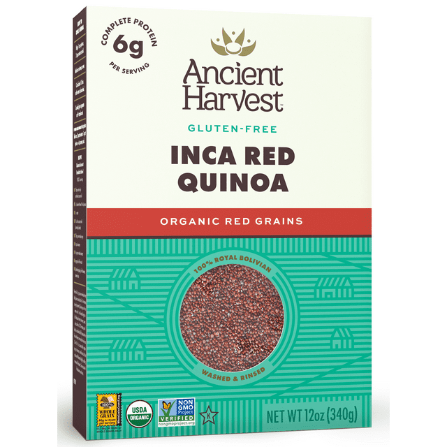 Ancient Harvest Inca Red Heirloom Variety Organic Quinoa, 12 oz, (Pack ...