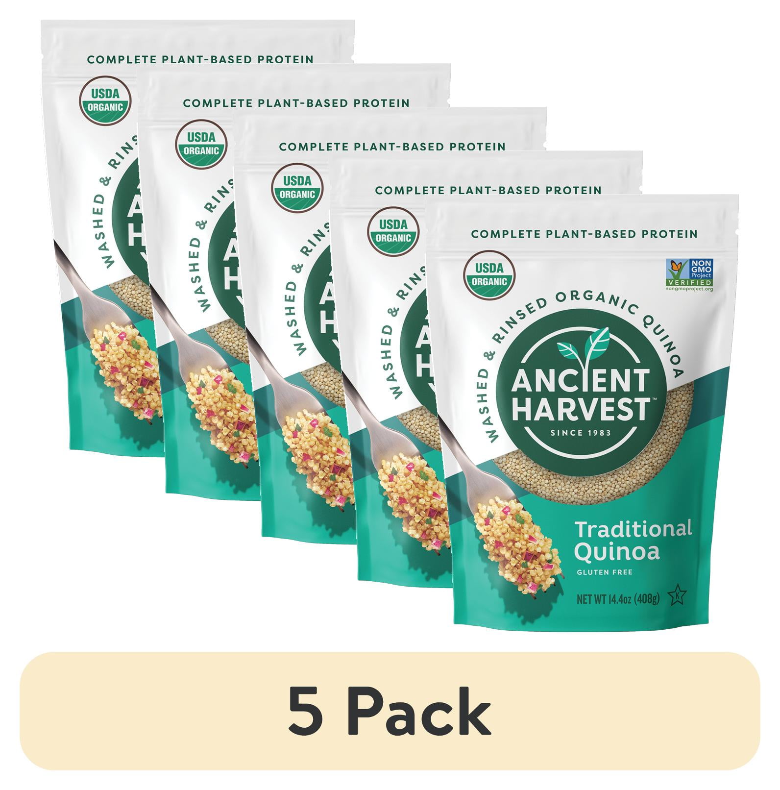 (5 pack) Ancient Harvest Gluten-Free Traditional White Grain Organic ...