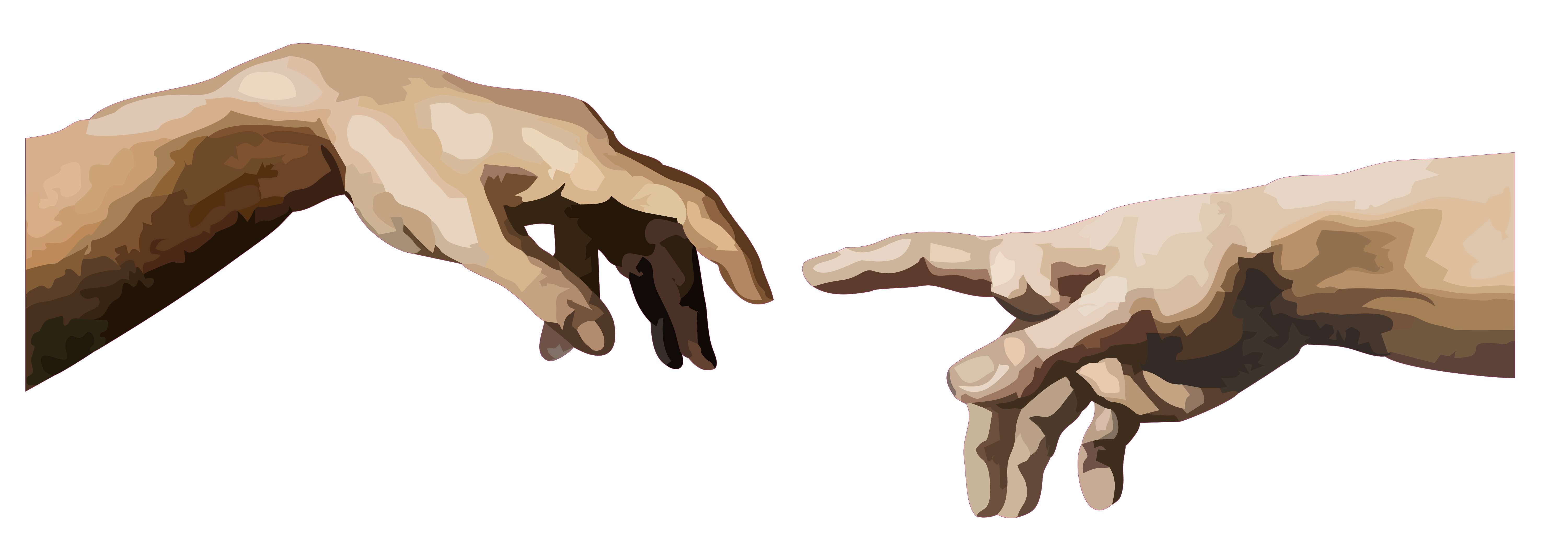 Ancient History Art Title Creation of Adam by Michelangelo With Only ...