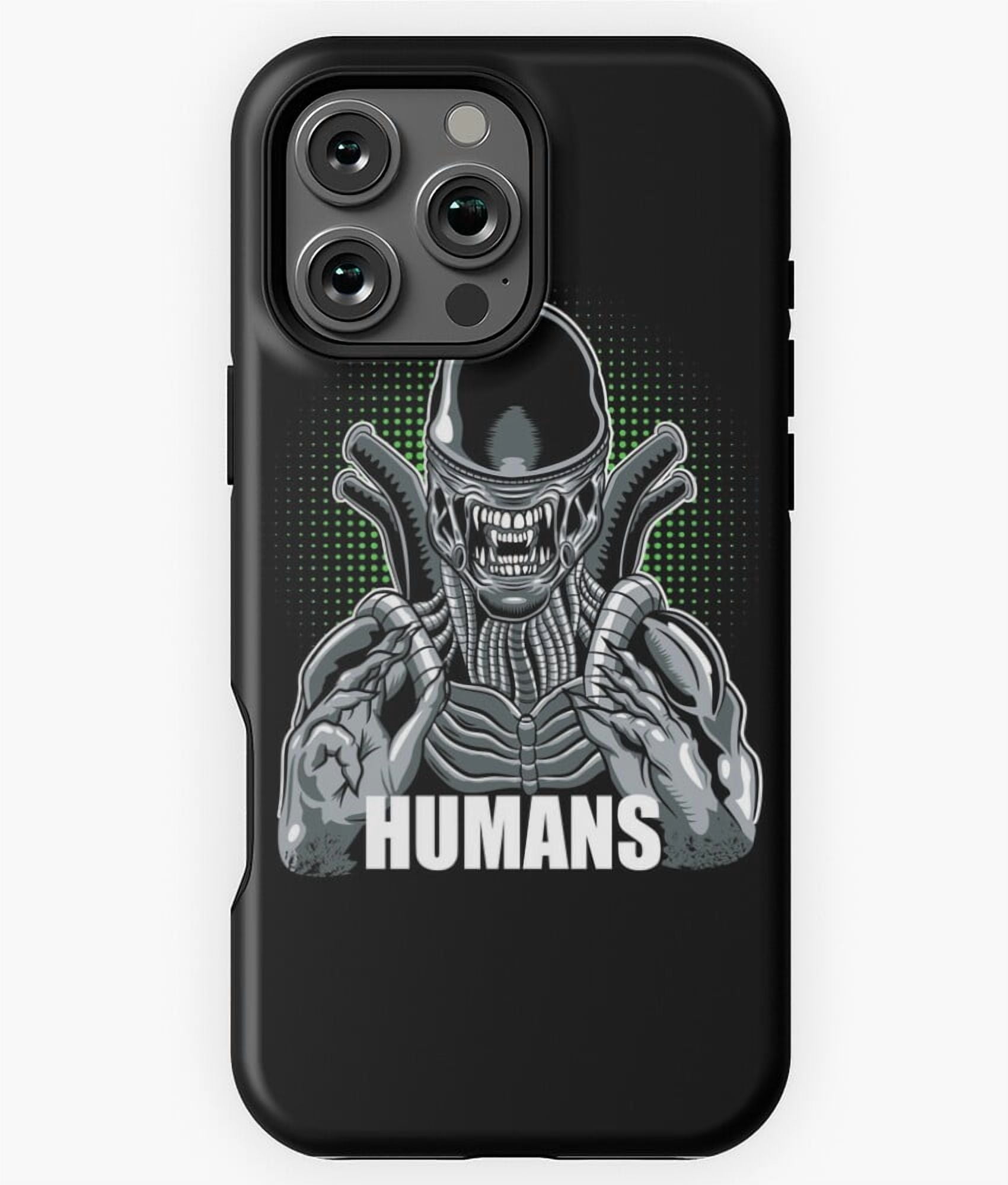 Ancient Humans Sci-Fi Alien Art M0982 Phone Case for iPhone 17 16 15 14 ...