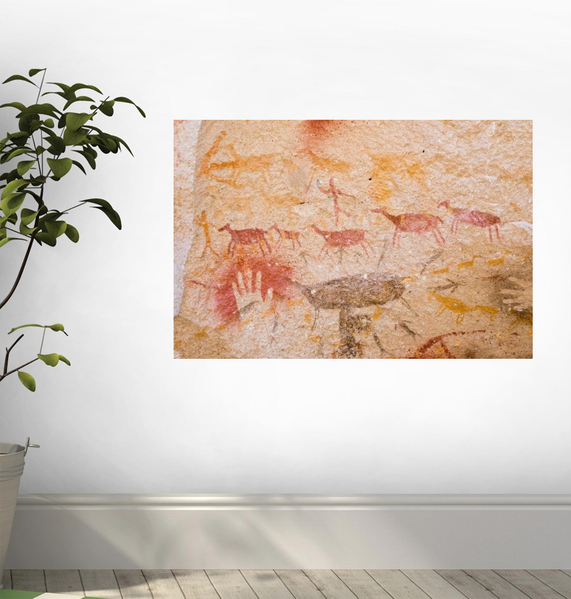 Ancient Hunting Scene Painted Wall Mural WM176493 by Wallmonkeys (24 in ...