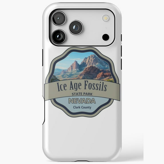 Ancient Ice Age Fossils Nevada Scenic Travel Adventure iPhone Case 17 ...