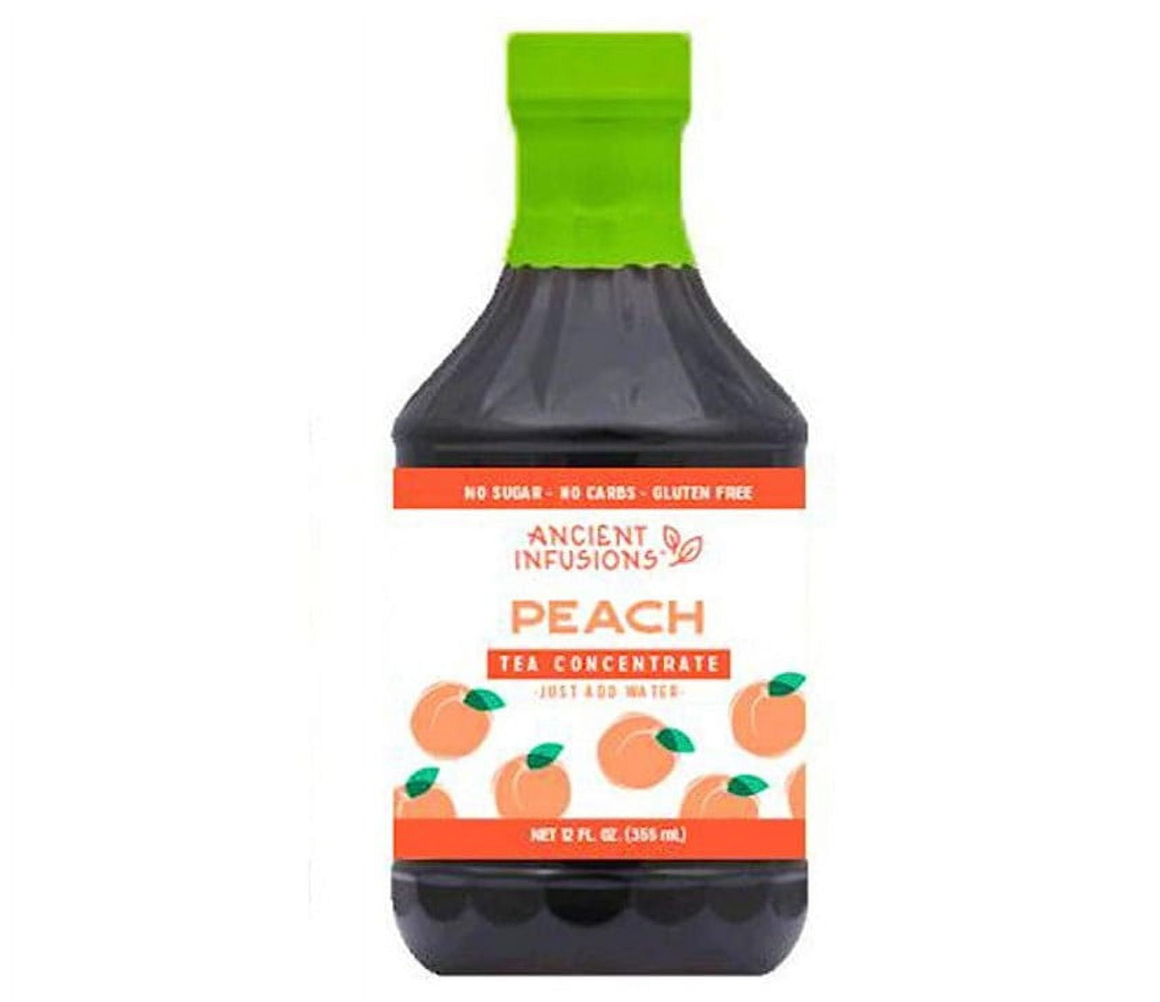 Ancient Infusions Peach Tea Concentrate, 12 Oz - Pack Of 2 - Walmart.com