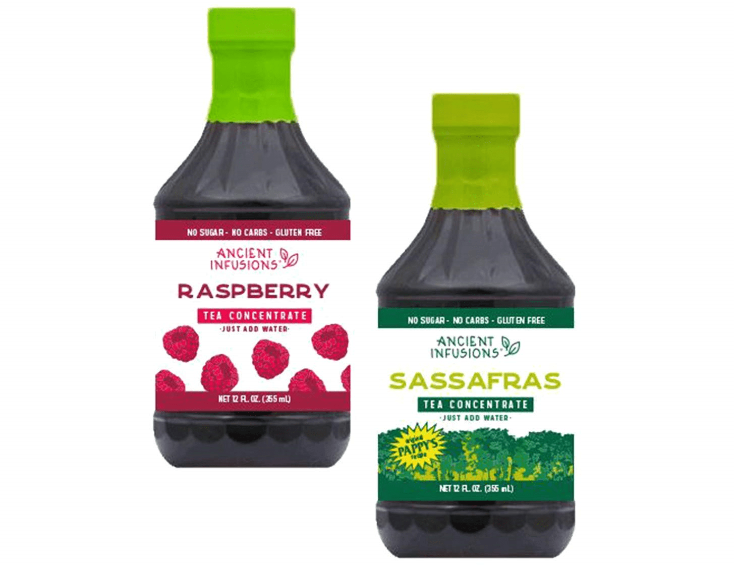 Ancient Infusions Tea Concentrates: Raspberry Tea & Sassafras Tea ...