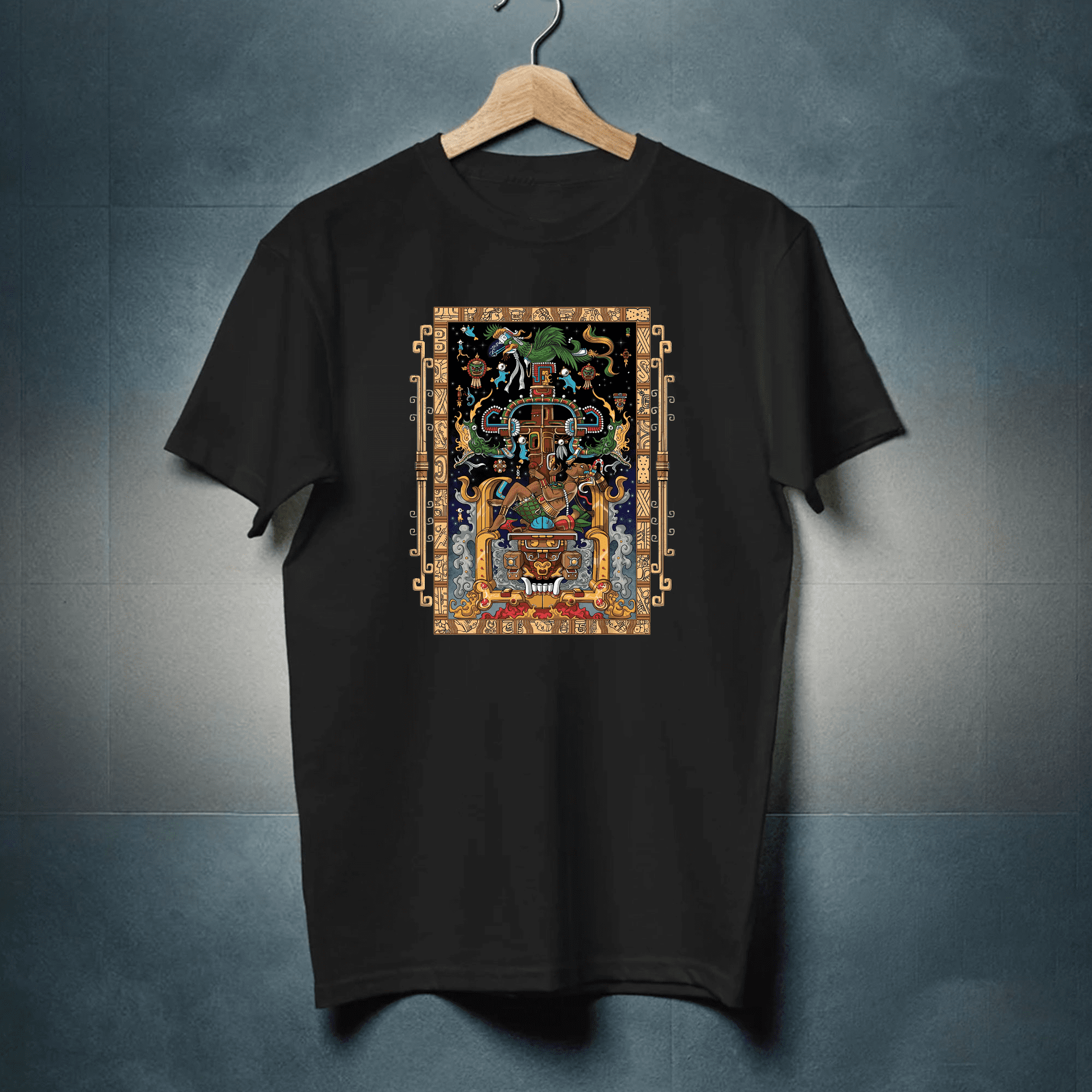 Ancient Mayan Aztec Civilization Mythology Shirt Size S-3XL, Tribal ...