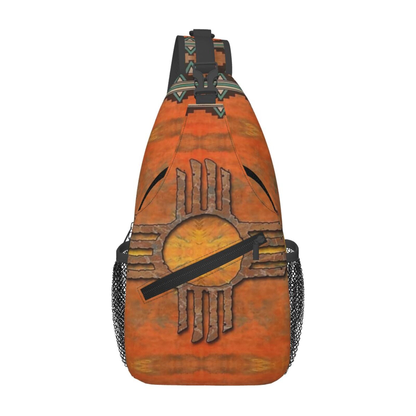 Ancient Mexico Native Tribal Cultural Sling Bag Crossbody Chest ...