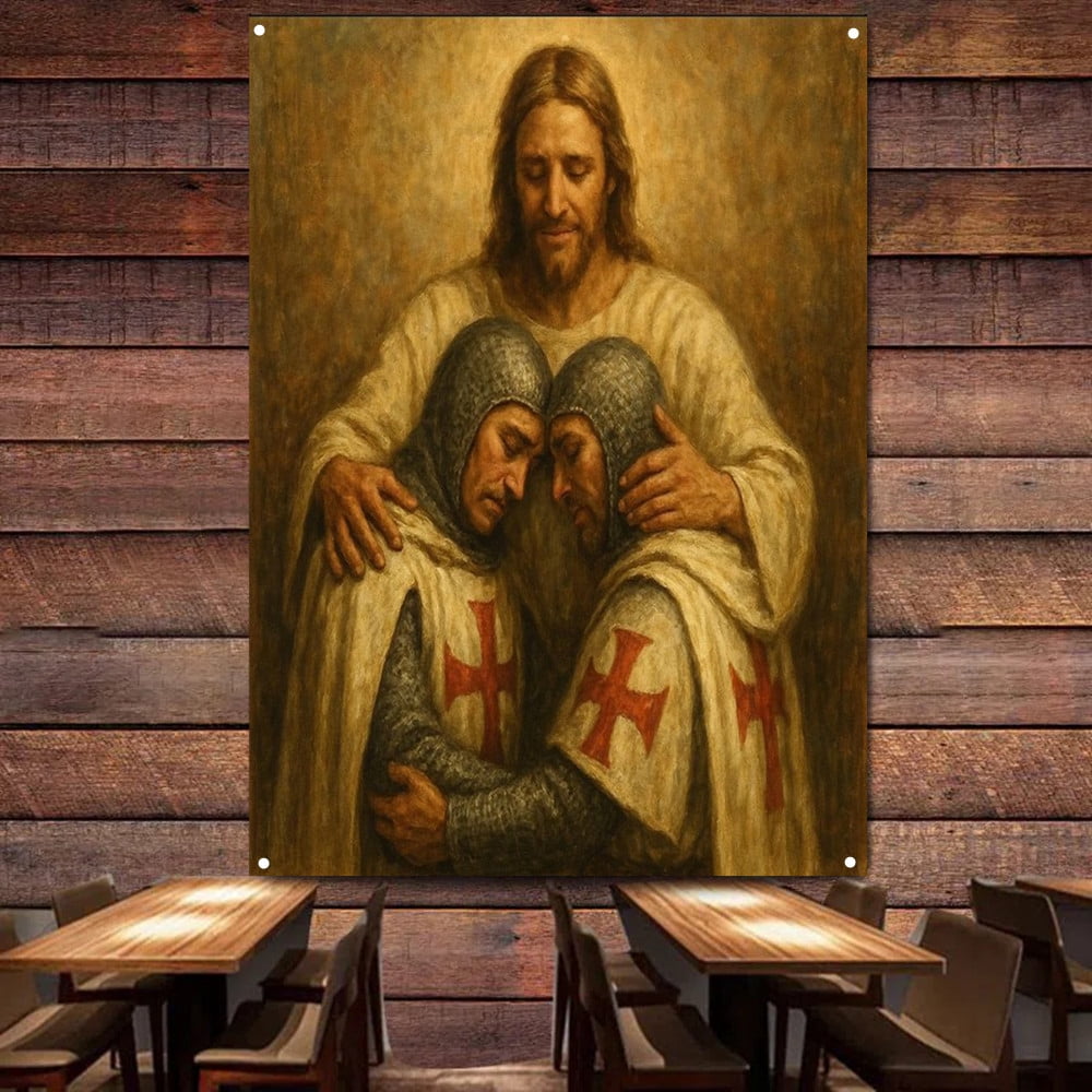 Ancient Military Wall Art Posters and Prints Tapestry Jesus Knights ...