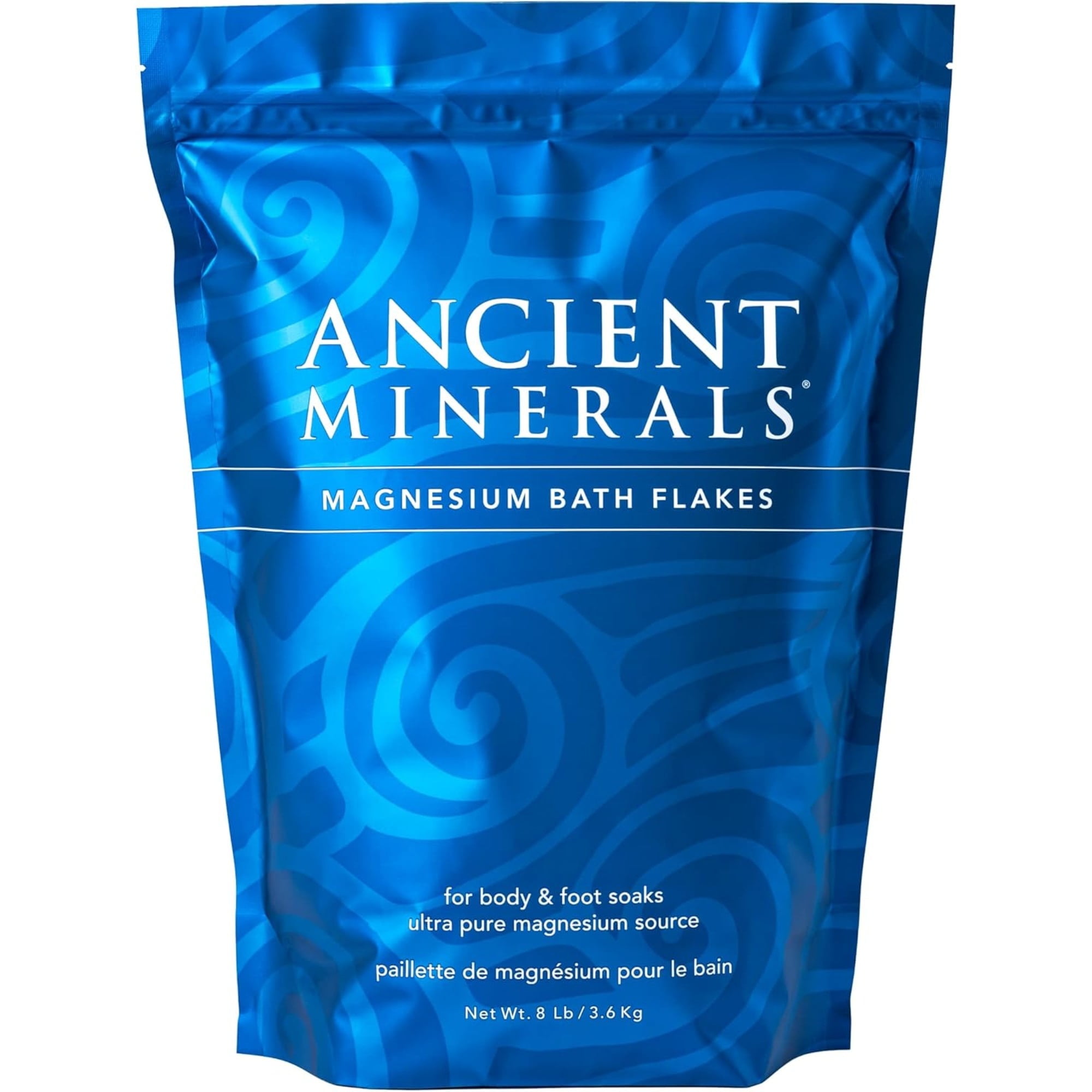 Ancient Minerals Magnesium Bath Flakes, Natural Soak for Muscle Relief (8 lbs) - Walmart.com
