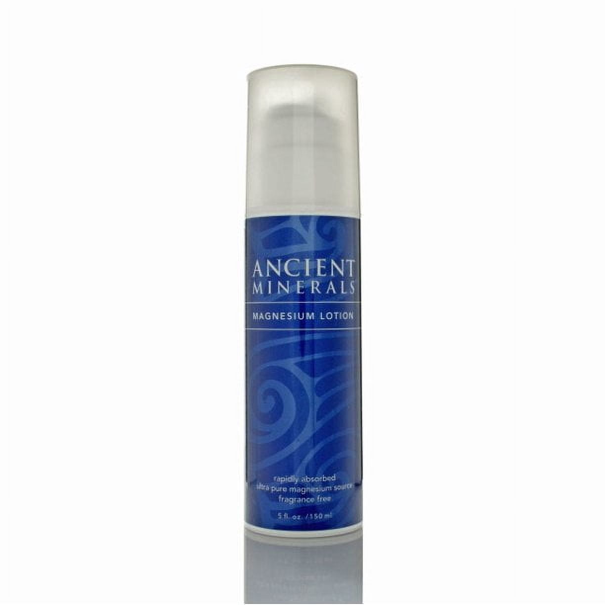 Ancient Minerals Topical Magnesium Lotion, Organic, Non-Greasy, Sleep ...