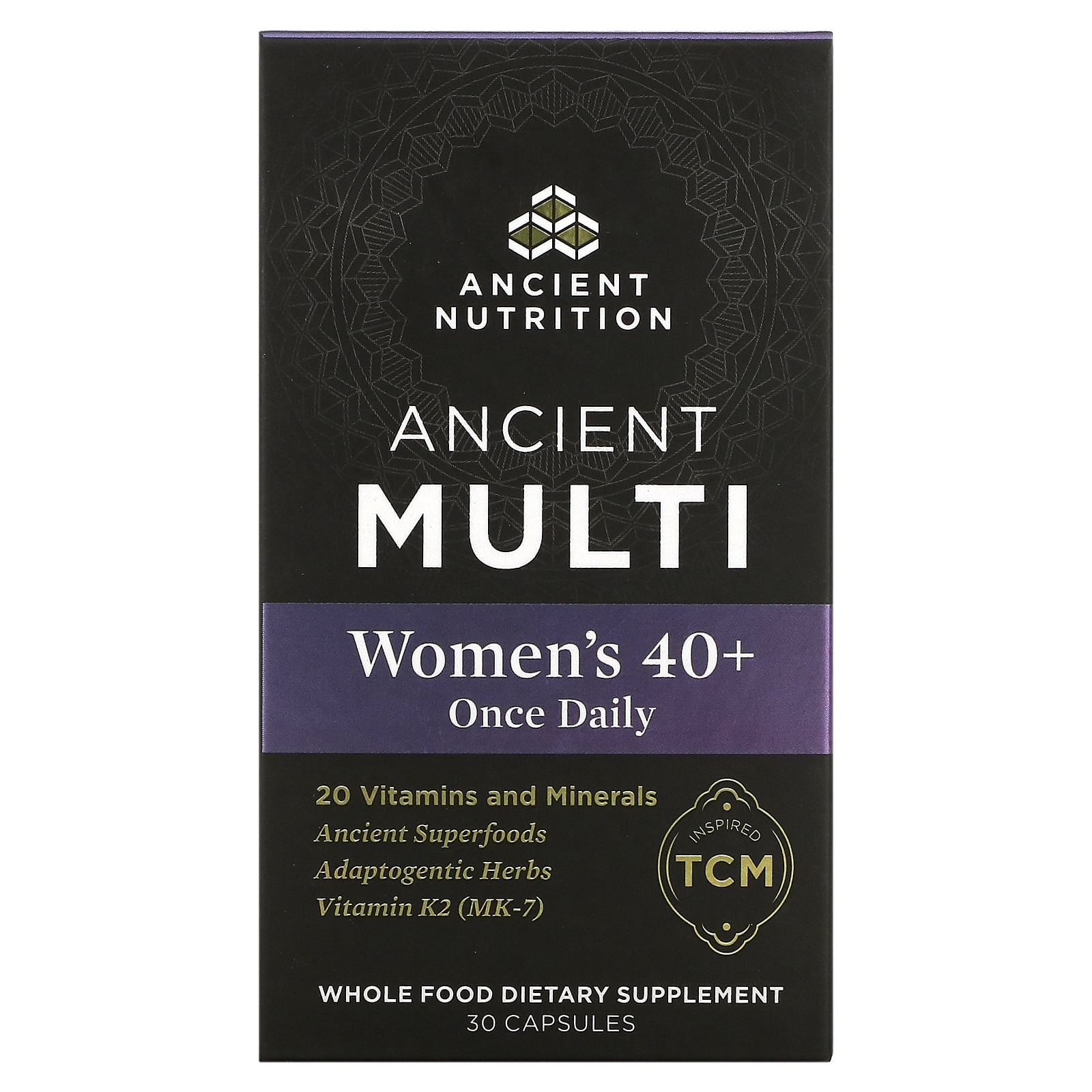 Ancient Multi, Women's 40+ Once Daily, 30 Capsules, Dr. Axe / Ancient ...
