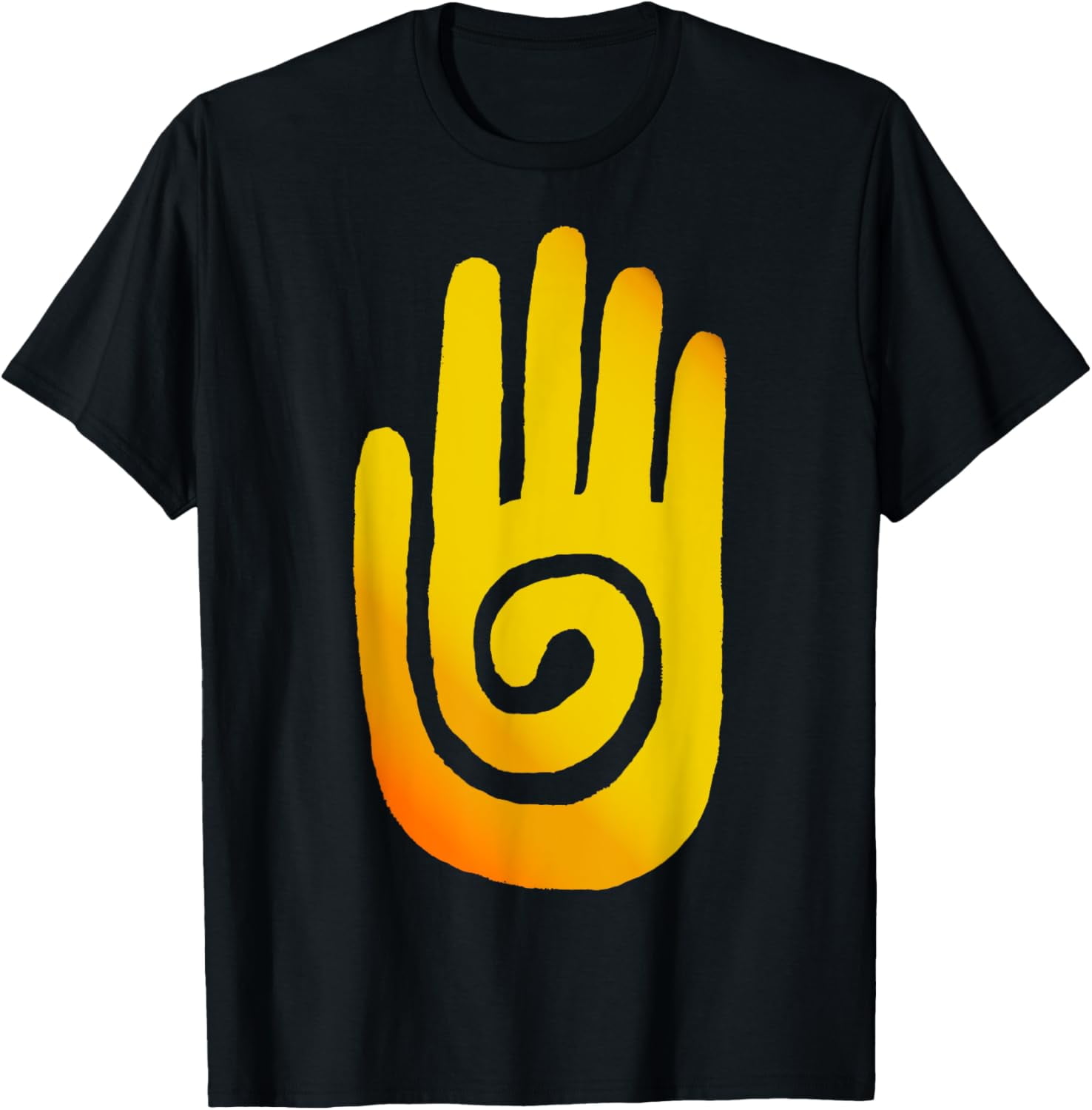 Ancient Native American Hopi Healing Hand Symbol Men Women T-Shirt mens ...