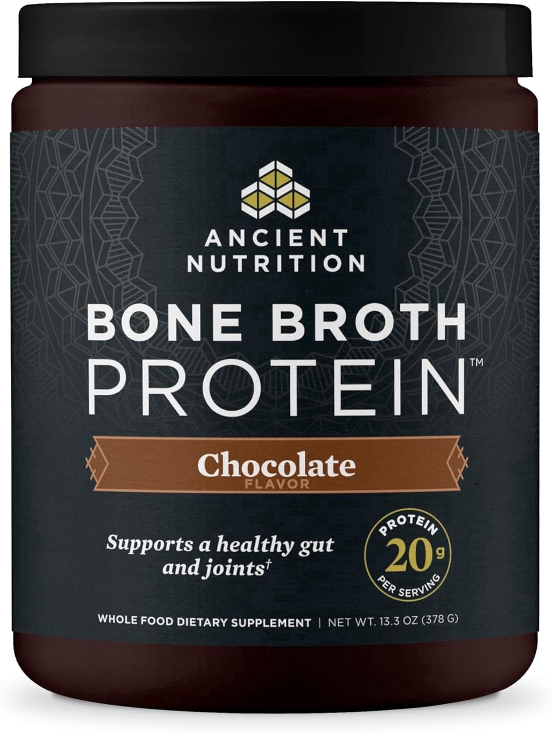 Ancient Nutrition Grass Fed, Bone Broth Protein Powder, 20g Protein ...