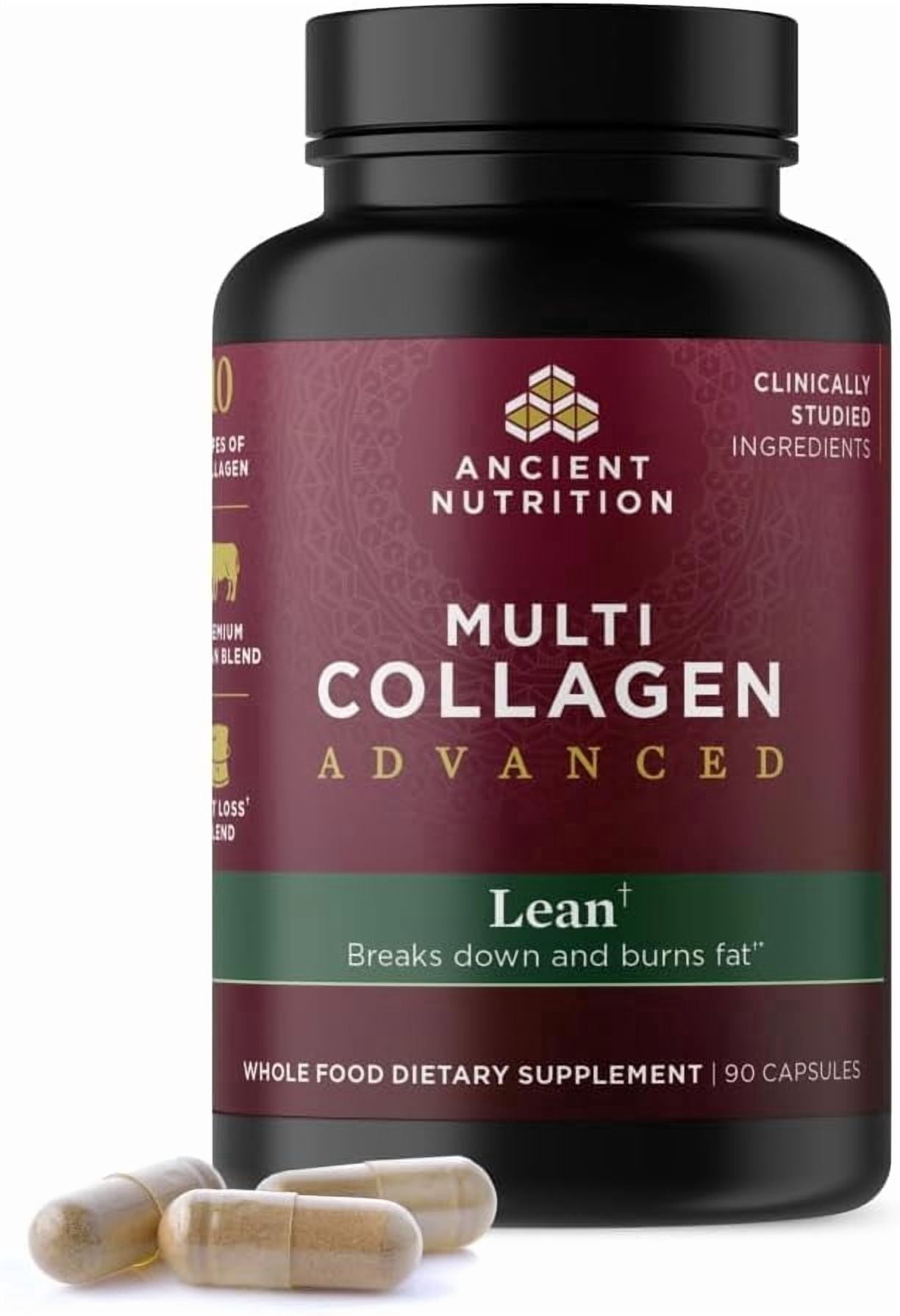 Ancient Nutrition Multi Collagen Advanced Lean with Probiotics ...