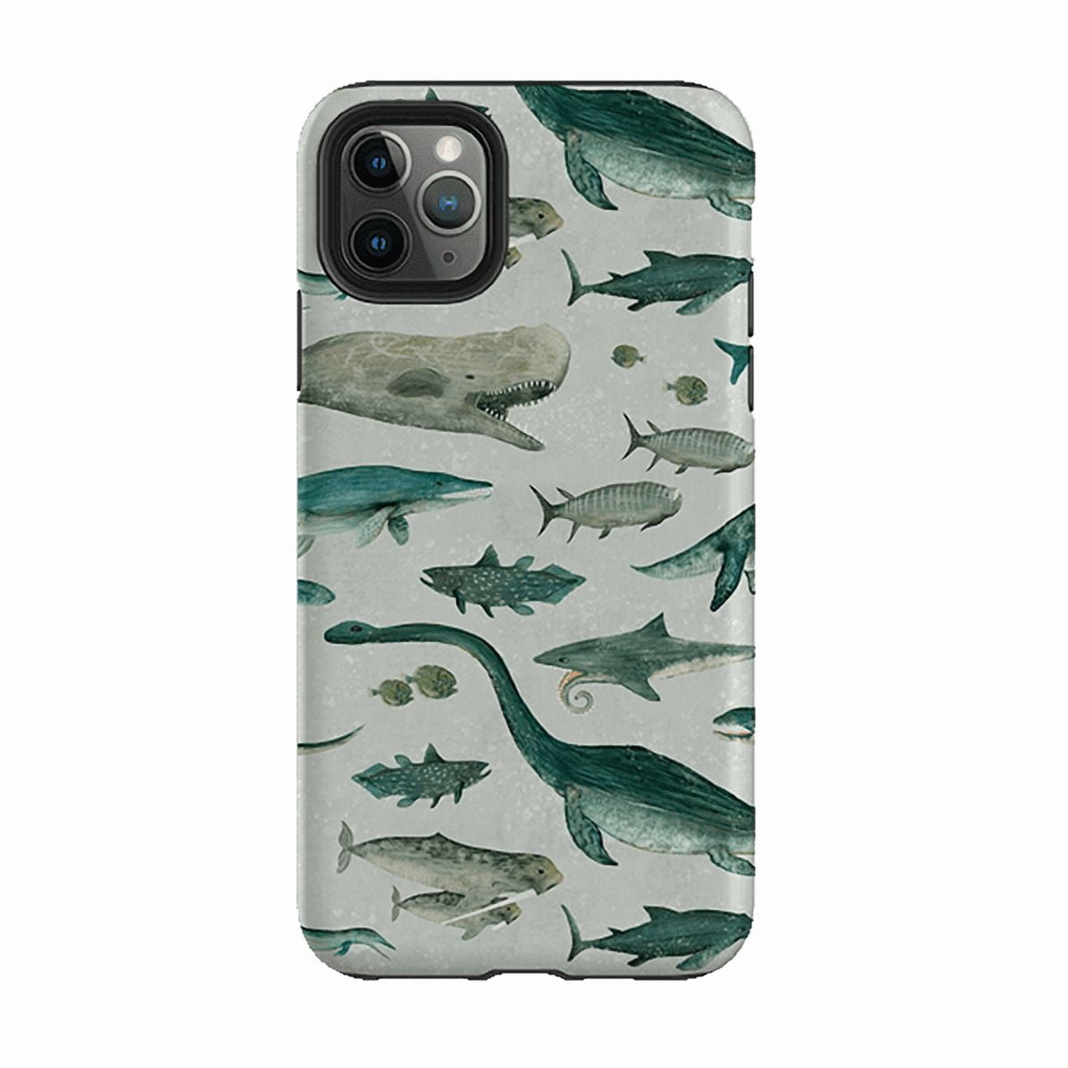 Ancient Oceans Whimsical Sea Life Phone Case for iPhone 16 15 14 13 12 ...