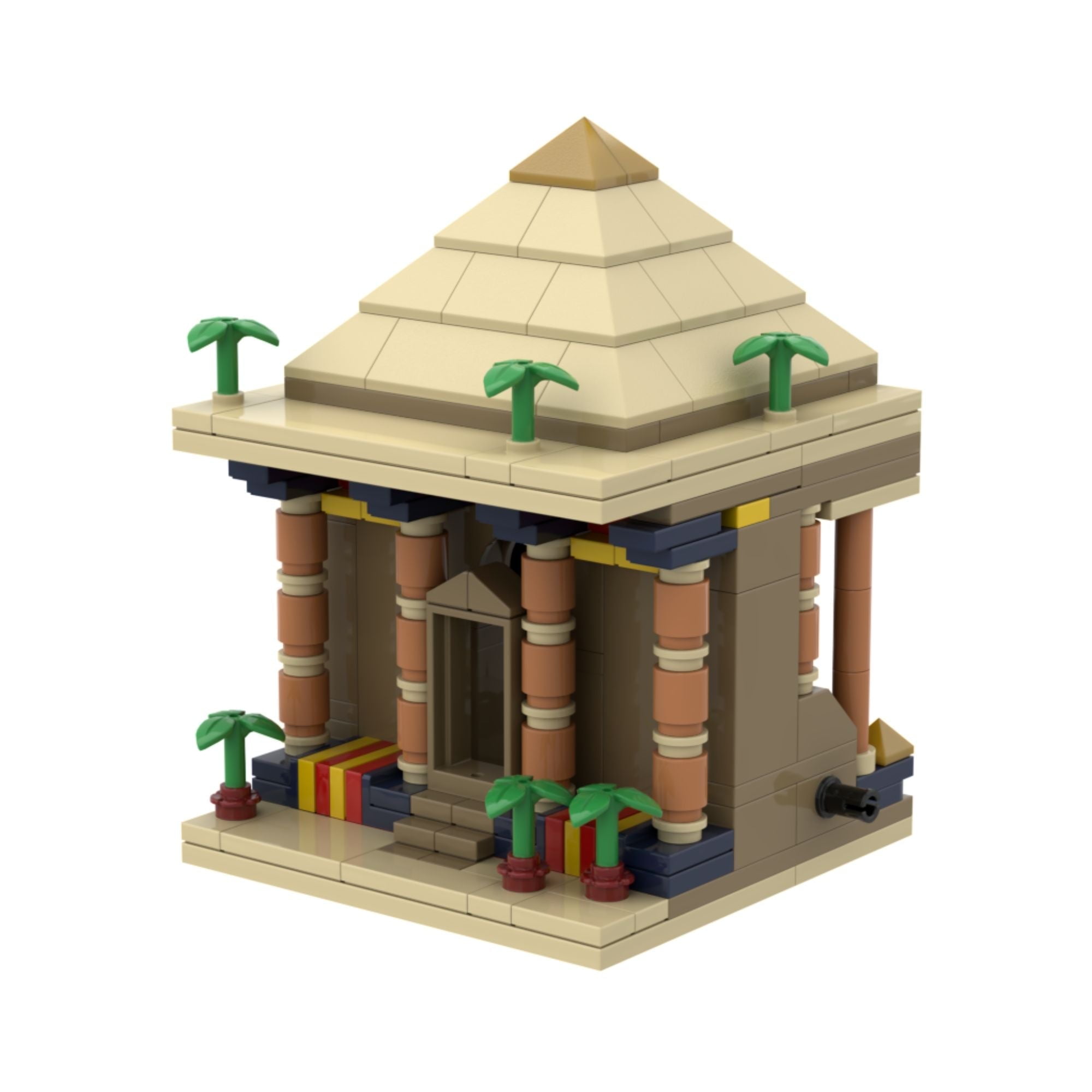 Brick Loot Ancient Pyramid Brick Set - Walmart.com