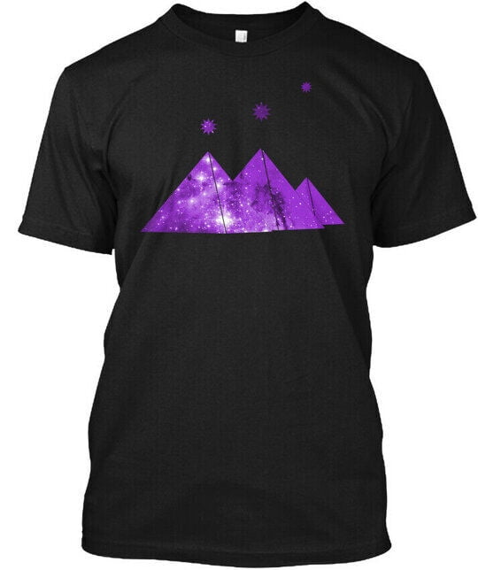 Ancient Pyramids Space Art Shirt Cosmic Mystery Graphic Tee - Walmart.com