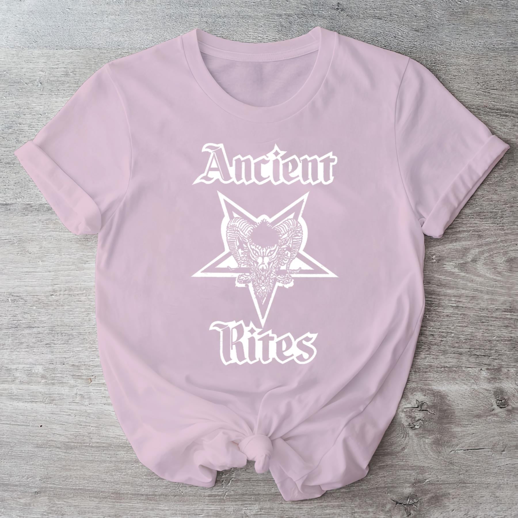 Ancient Rites Metal Band Logo Mens Black TShirt Size S M L XL 2XL 3XL ...