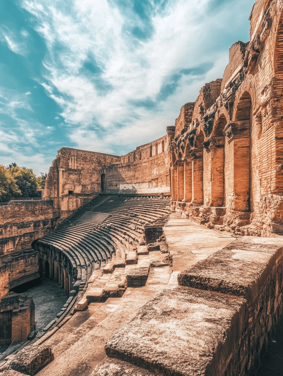 Ancient Roman Amphitheatre Canvas Print/Wall Art，Suitable for Living ...