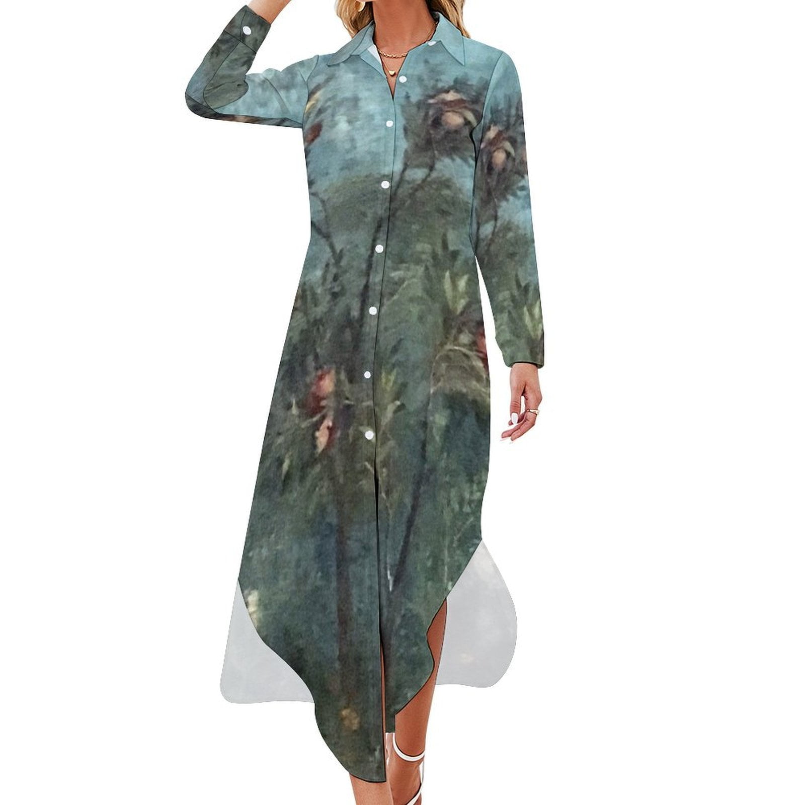 Ancient Roman Fresco from the villa of Empress Livia Long Sleeved Shirt ...