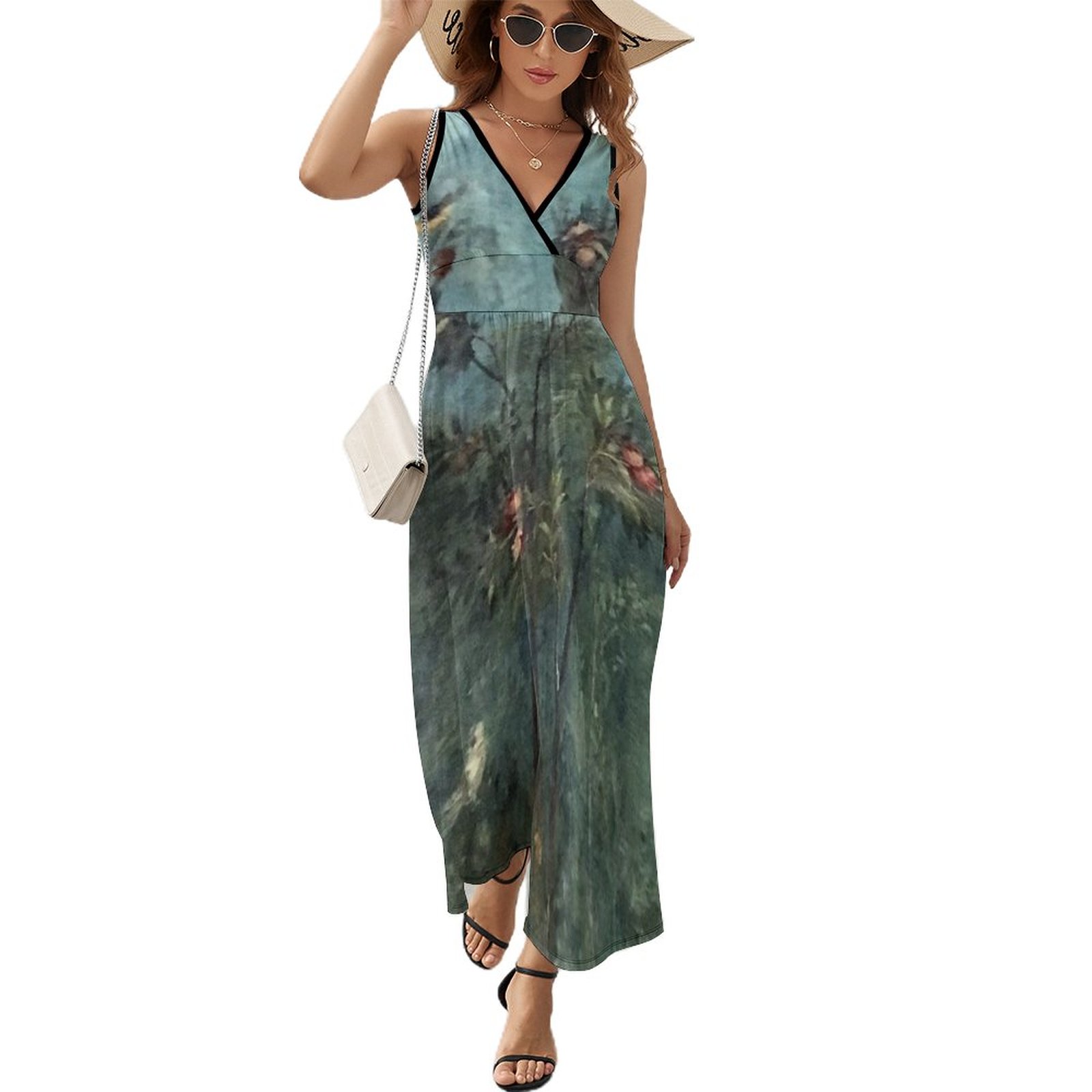 Ancient Roman Fresco from the villa of Empress Livia Sleeveless Dress ...