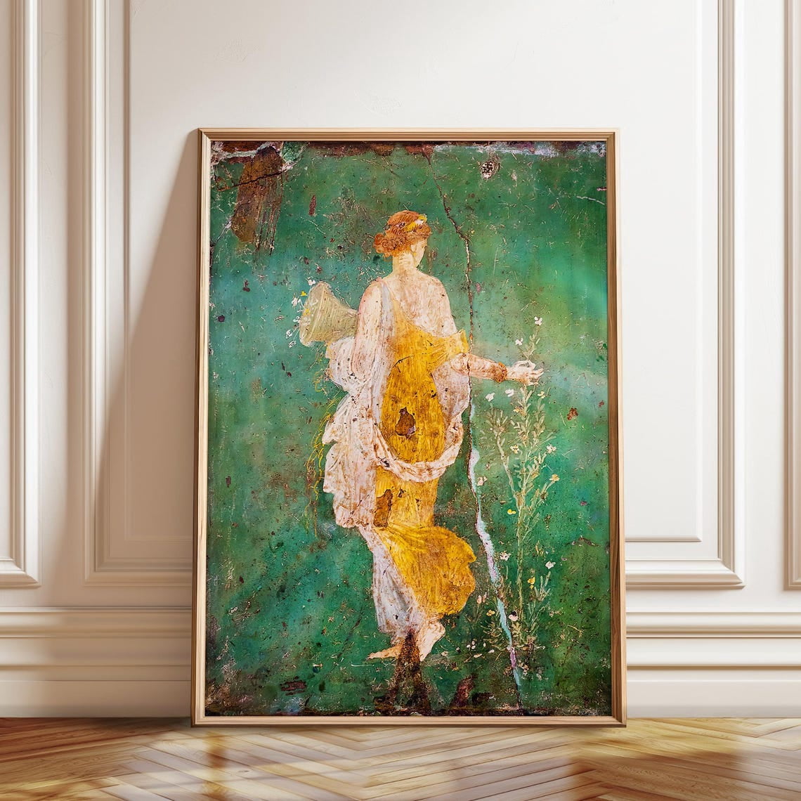 Ancient Roman Goddess Flora Roman Fresco Poster Of The Goddess Of ...