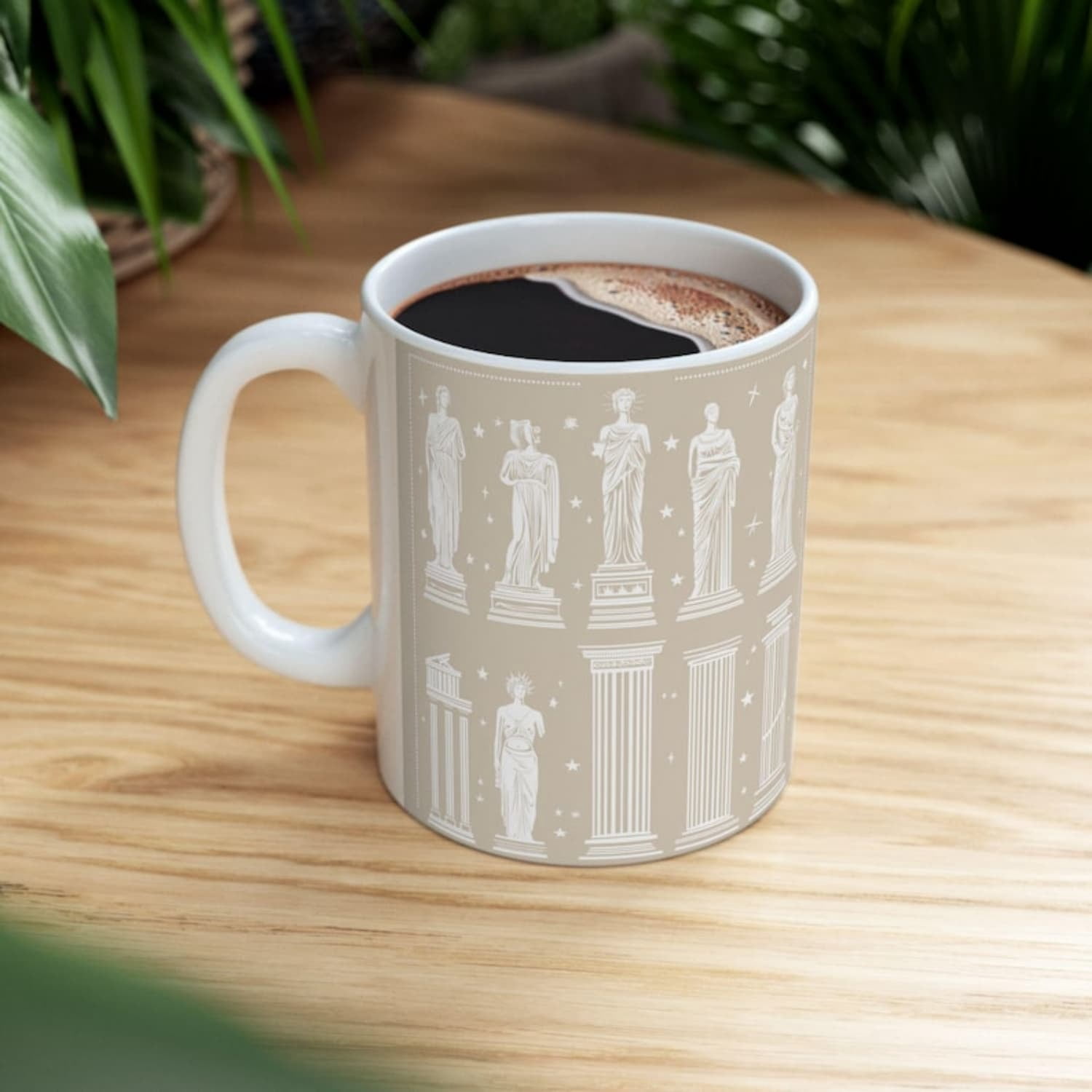 Ancient Rome Coffee Mug Goddesses & Columns Ceramic Chalice. - Walmart.com