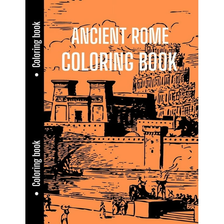 ancient rome coloring book