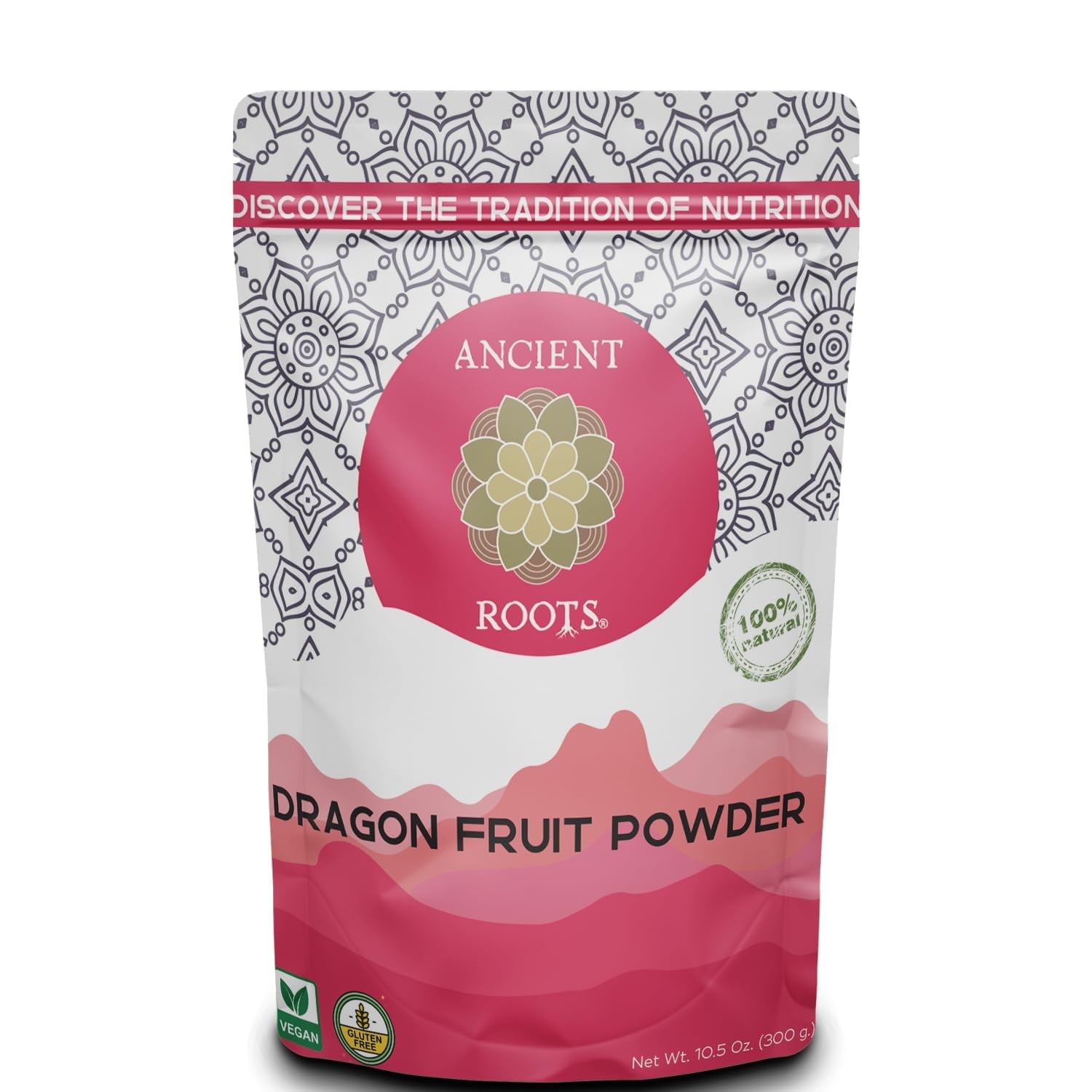 Ancient Roots Dragon Fruit Powder, 100% Natural Dragon Fruit - 300g ...