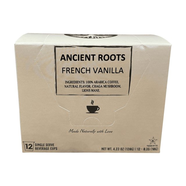 Ancient Roots Single Serve Mushroom Coffee, Made with Chaga and Lion's ...