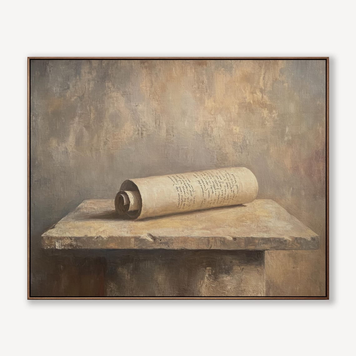 Ancient Scripture Scroll Pastor Christian Wall Art, Unframed Paper ...
