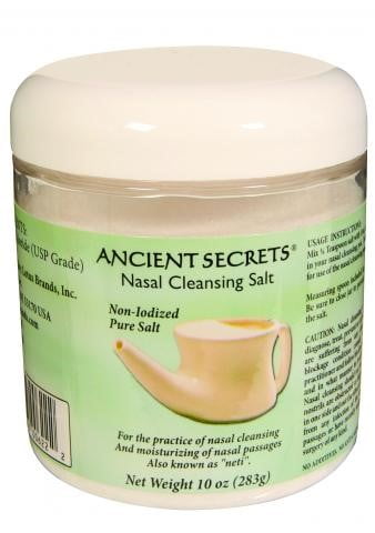 Ancient Secrets Nasal Cleansing Salt - 10 oz HSA/FSA Eligible - Walmart.com