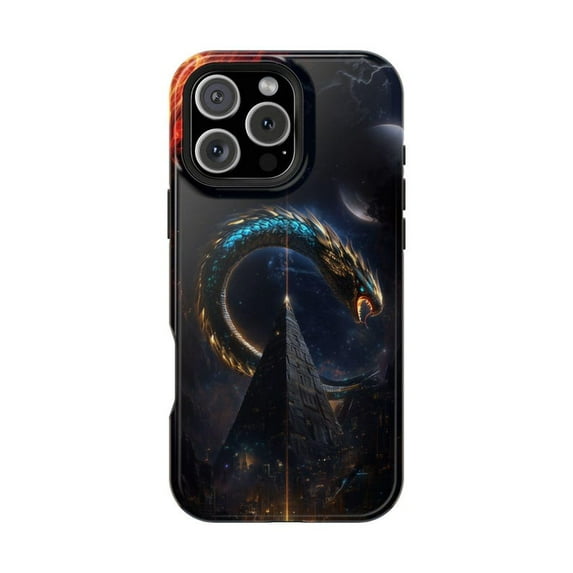 Ancient Serpent Pyramid Sentinel Aztec Snake Warrior Artwork Phone Case ...