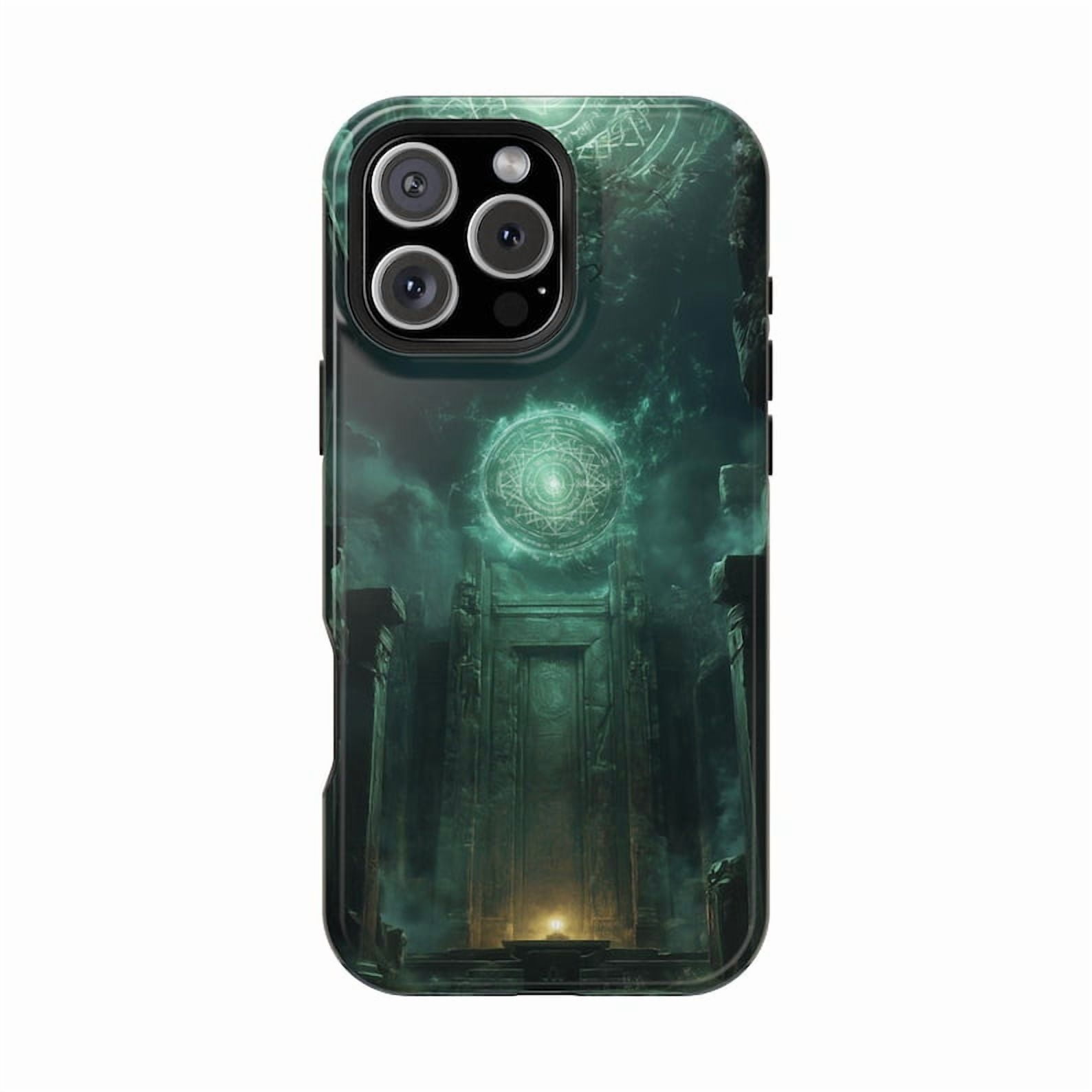 Ancient Spell Altar with Rune Temple Mystic Fantasy Artwork Phone Case ...