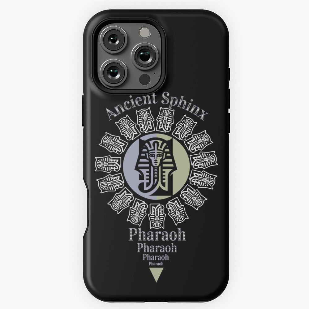 Ancient Sphinx Pharaoh Egyptian Art Phone Case for iPhone 16 15 14 13 ...