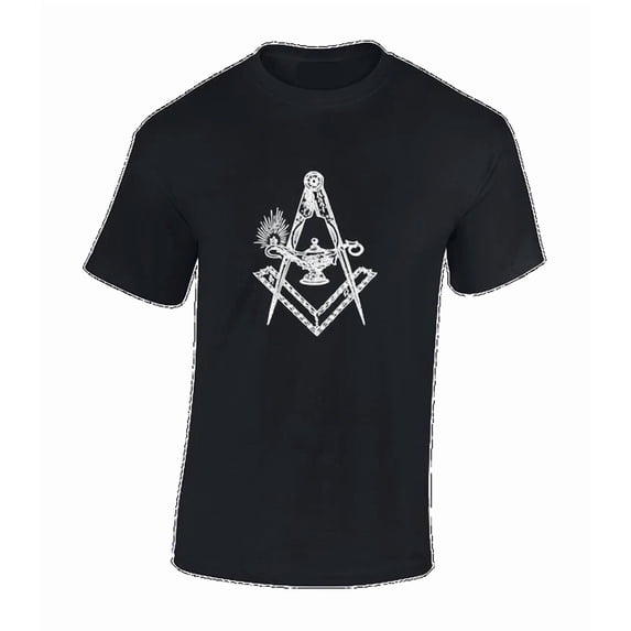 Ancient Square And Compass Retro Stone Mason Unisex S-5XL T-Shirt ...