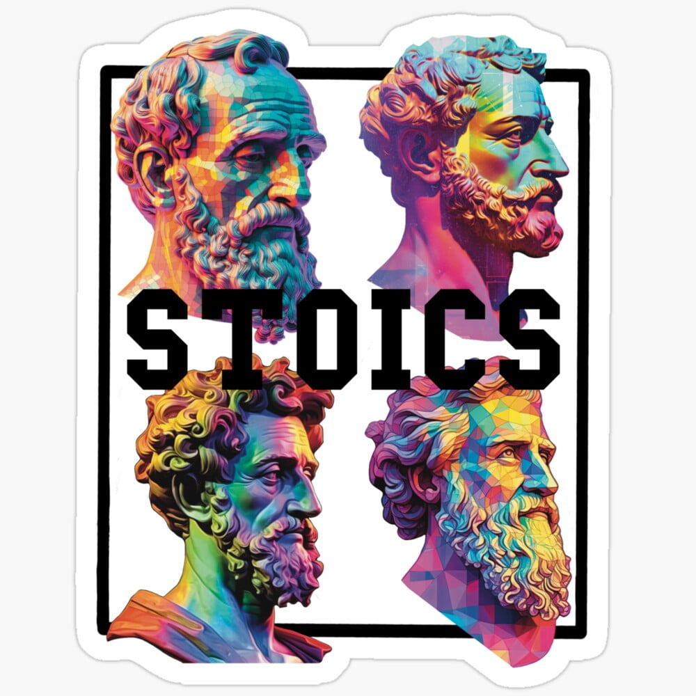 Ancient Stoics Stickerphone Decal Water Bottle Stickers, Vinyl Stickers ...