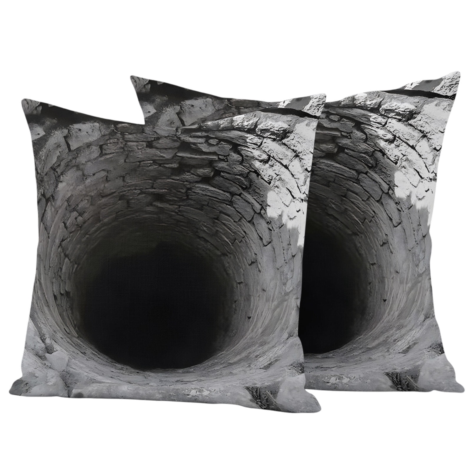 Ancient Stone Well Outdoor Waterproof Pillow Covers, Deep Realistic ...