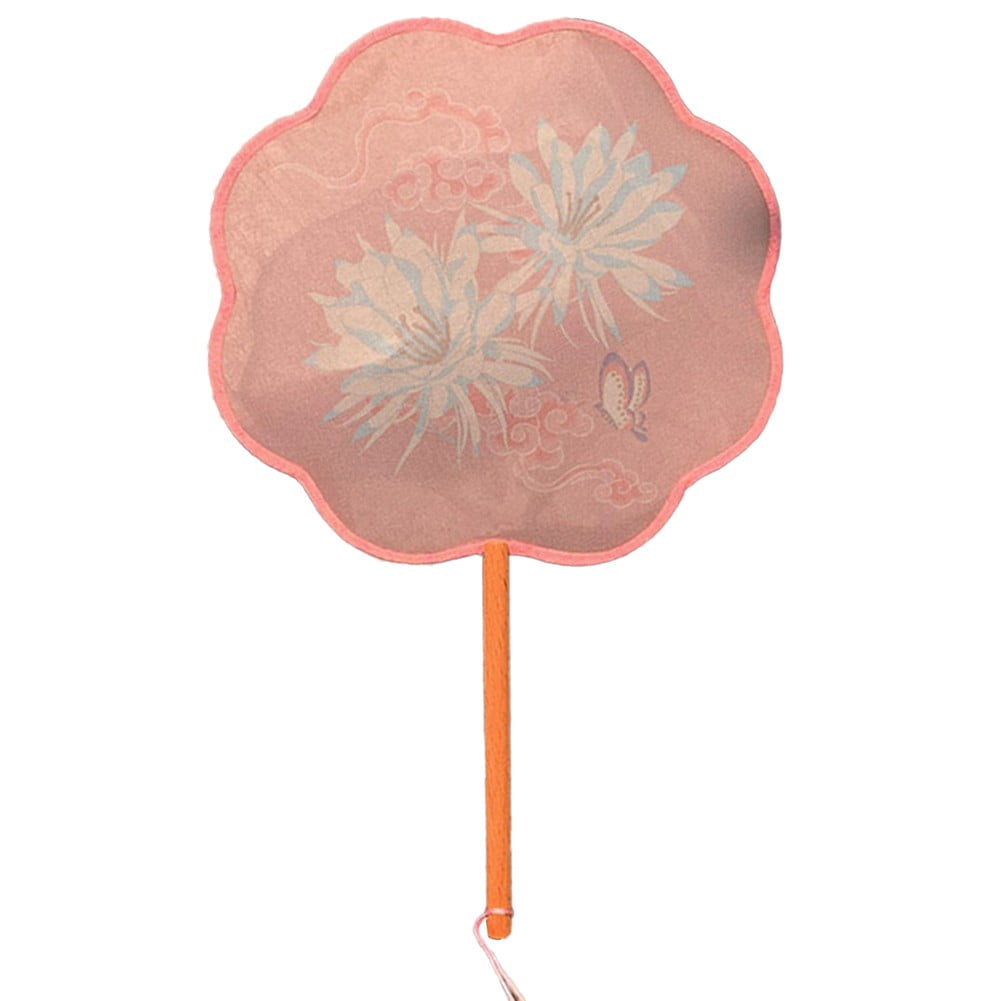 Ancient Style Cheongsam Fan Transparent Round Fan Wedding Photography ...