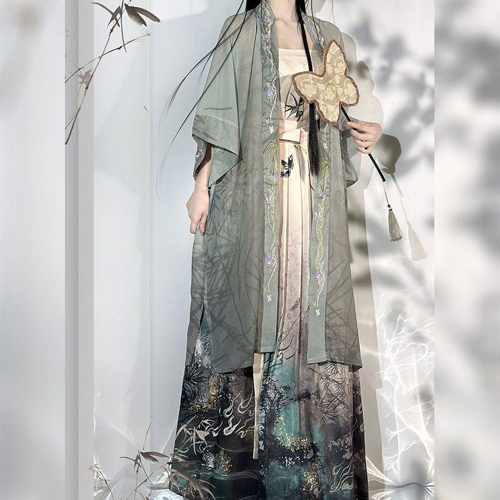 Ancient Style Sweet Hanfu Dress Women Chic Embroidery Traditional ...