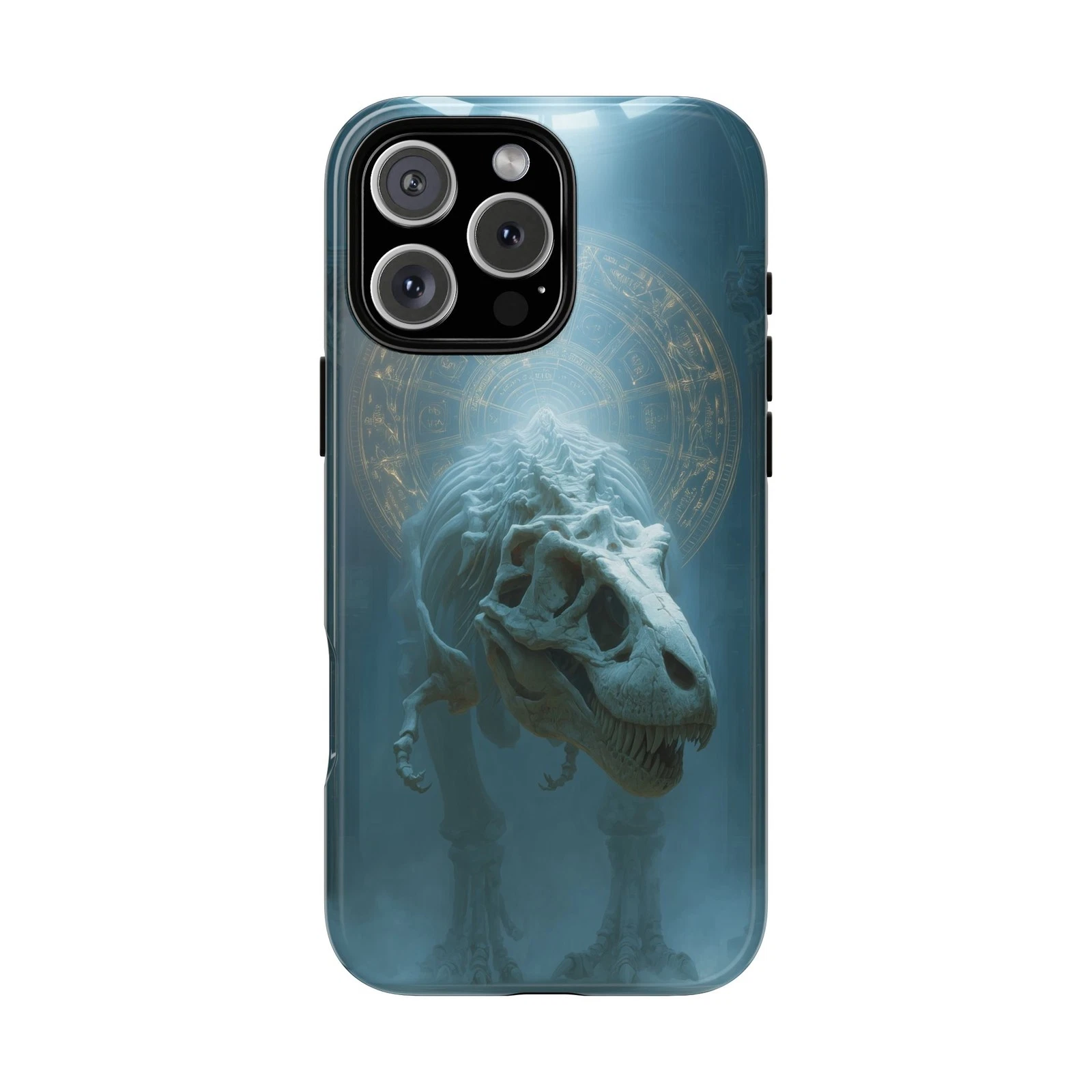 Ancient T Rex Dinosaur Fossil Art Case for iPhone 17 11 12 13 14 15 16 ...