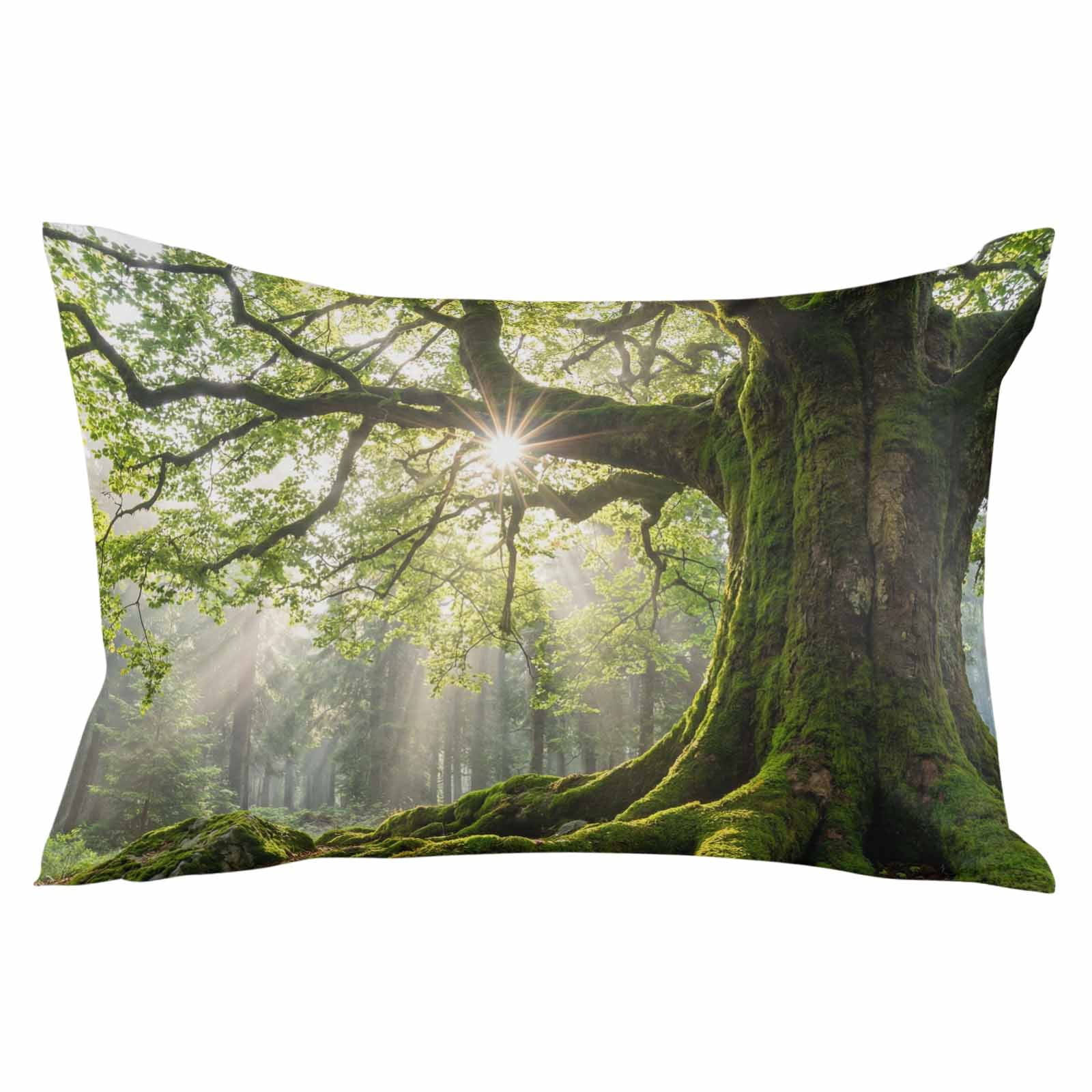 Ancient Tree Throw Pillow Cover 20 x 36 Inch Decorative Pillow Cover ...
