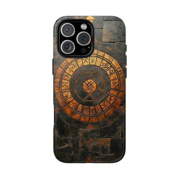 Ancient Vegvisir Viking Compass Rune Nordic Symbol with iPhone 17 to 11 ...