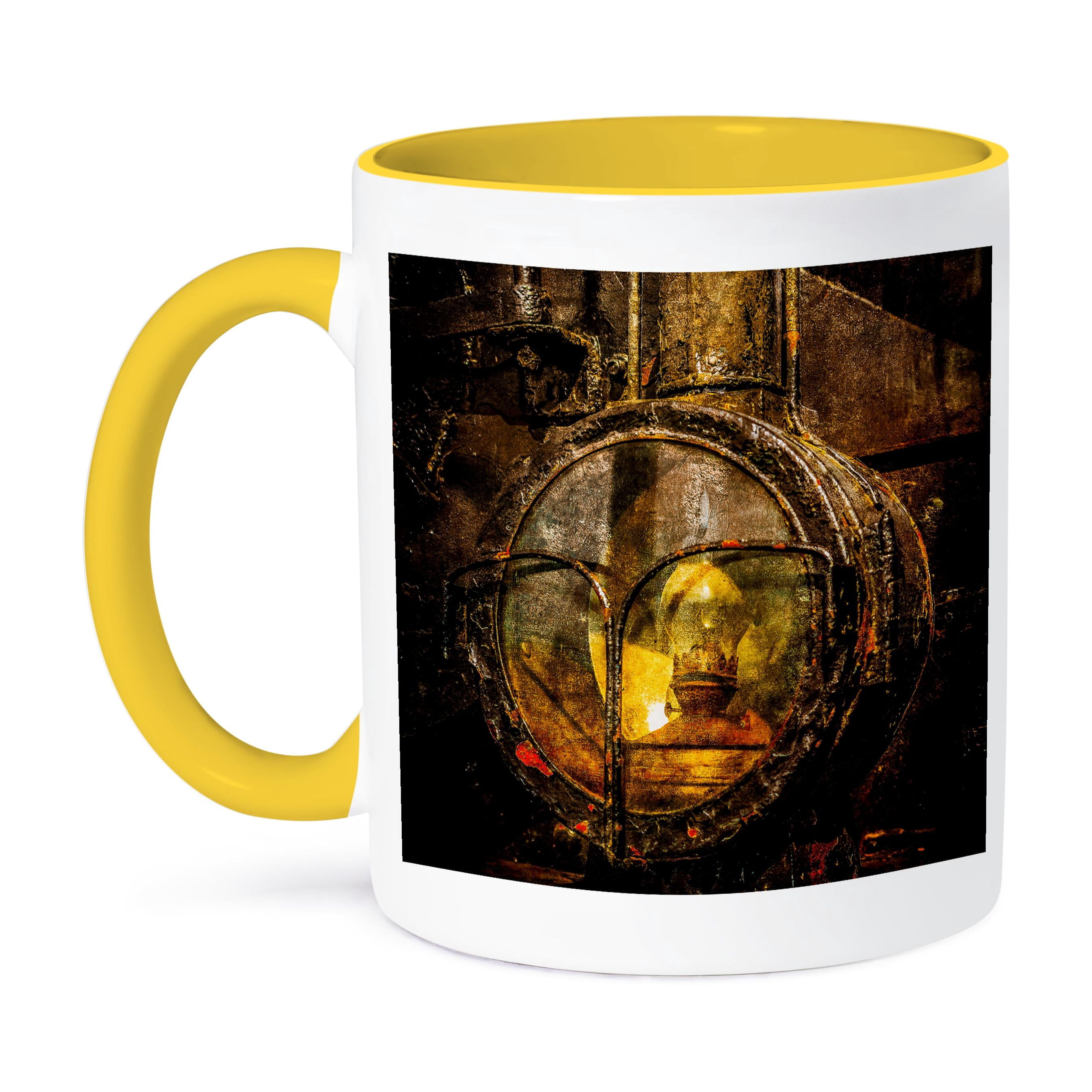 3dRose, Ancient locomotive headlight. Oil lamp inside. Stylized photo ...