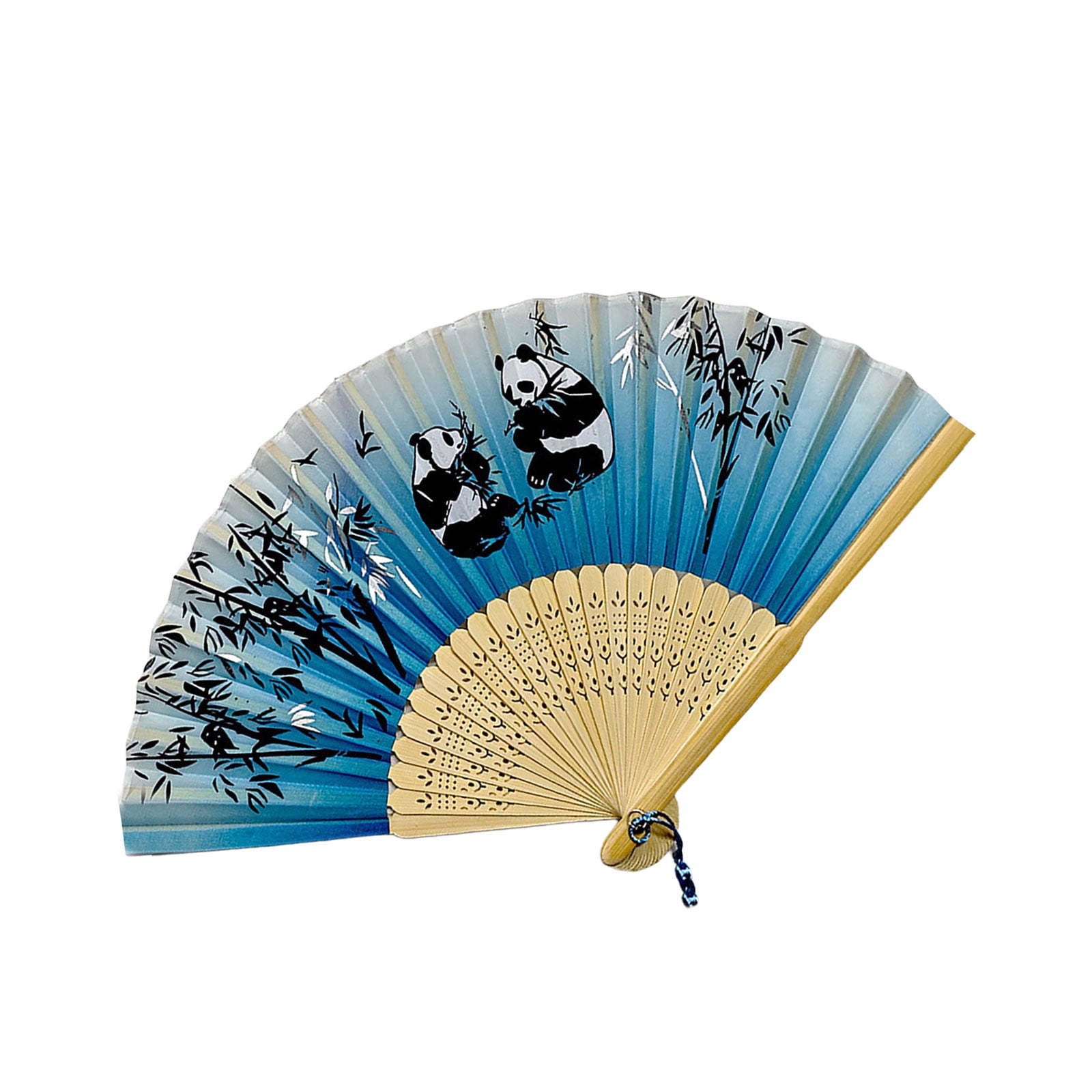 Ancient-style fan C, Stylish Folding Hand Fans Foldable Line Dancing ...
