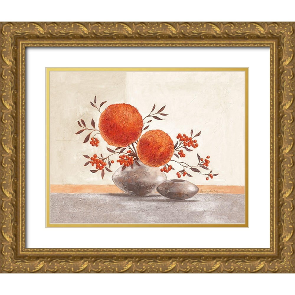 Ancilotti, Claudia 14x12 Gold Ornate Wood Framed with Double Matting ...