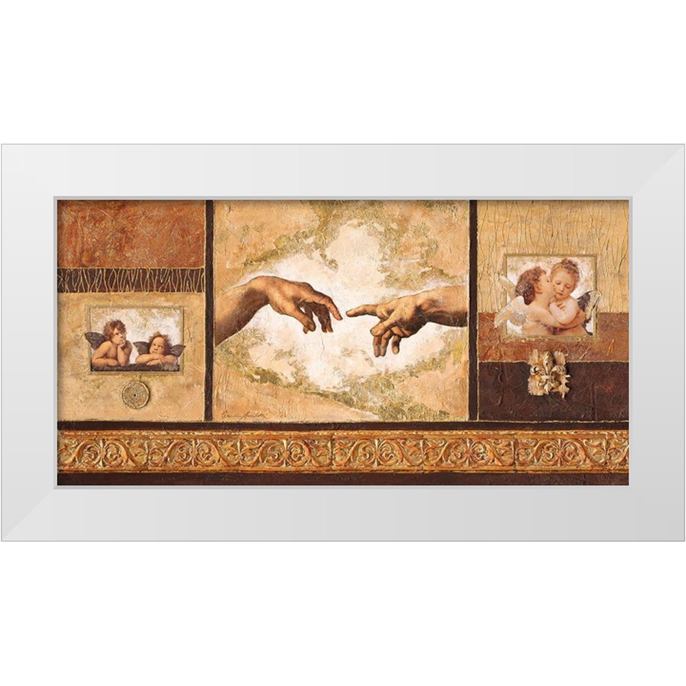 Ancilotti, Claudia 18x11 White Modern Wood Framed Museum Art Print ...