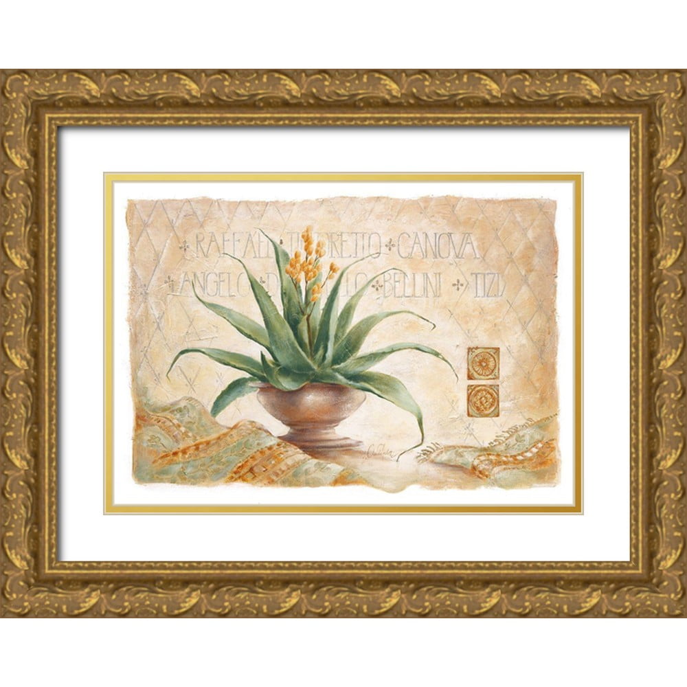 Ancilotti, Claudia 18x14 Gold Ornate Wood Framed with Double Matting ...