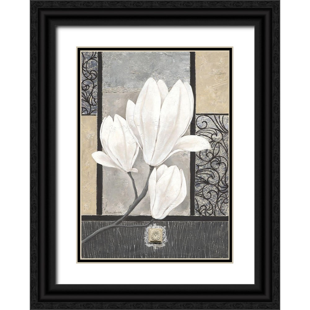 Ancilotti, Claudia 18x24 Black Ornate Wood Framed with Double Matting ...
