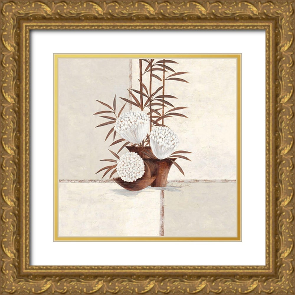 Ancilotti, Claudia 26x26 Gold Ornate Wood Framed with Double Matting ...